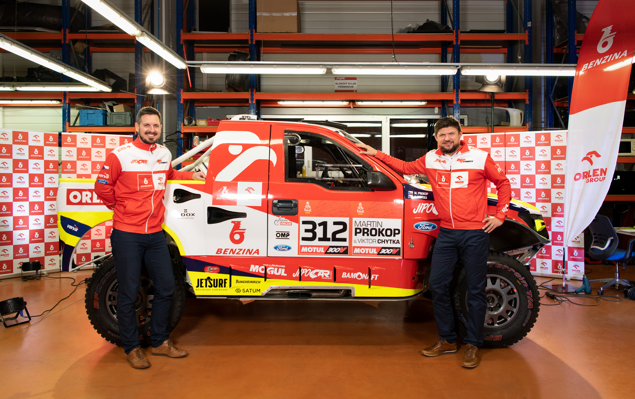 Martin Prokop bude na Rallye Dakar 2021 závodit barvách BENZINA ORLEN ...